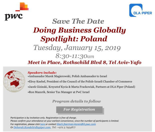Doing Business Globally series with PwC: Spotlight on Poland | Israel ...